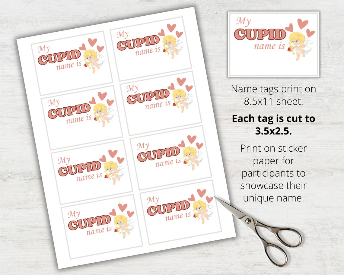 Cupid Name Game Printable, What's Your Cupid Name Game, Name Generator ...
