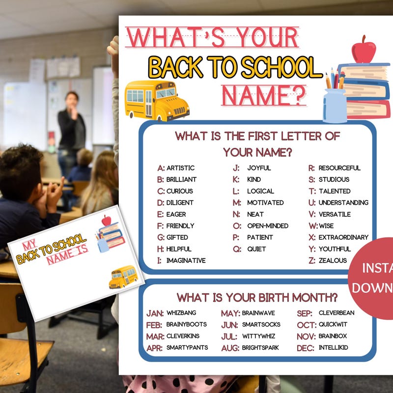 Teacher Name Generator - Etsy