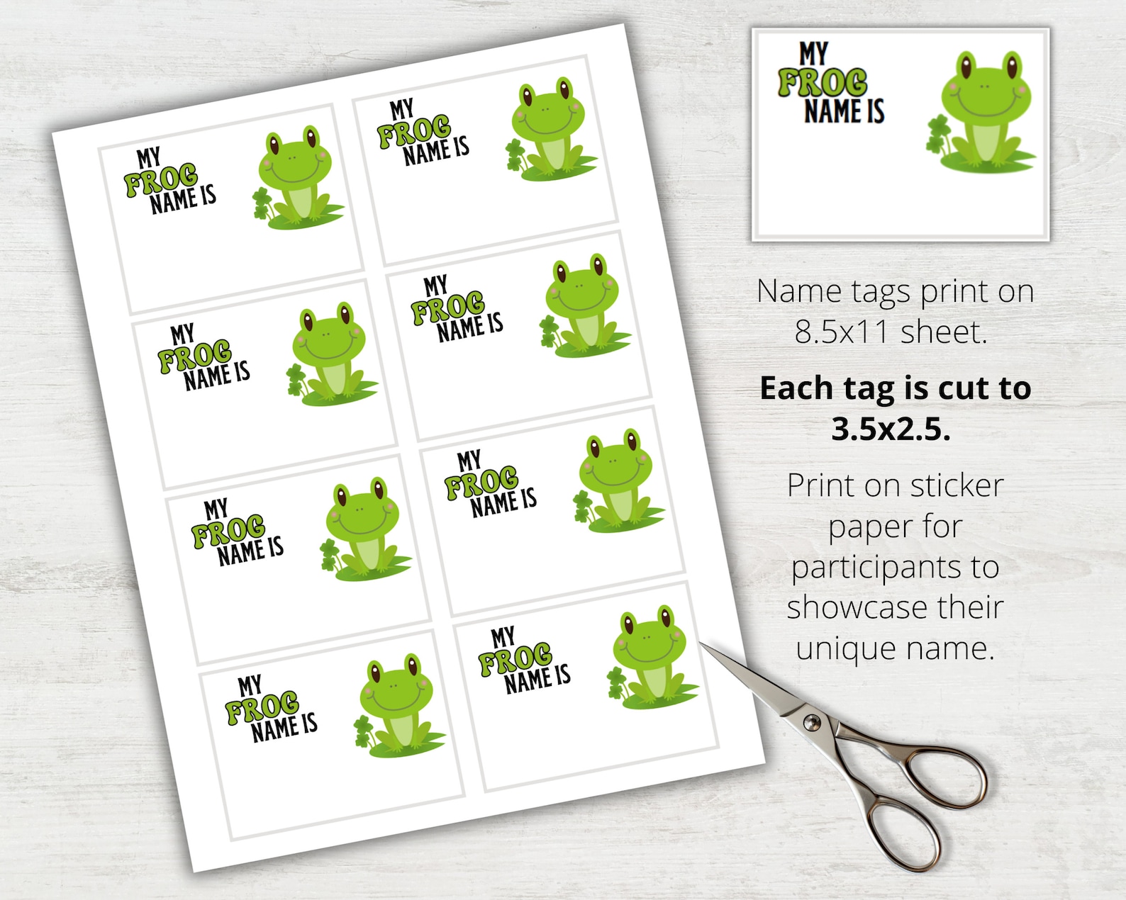 Frog Name Game Printable, What's Your Frog Name Game, Name Generator ...