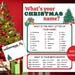 Christmas Name Game Printable, What's Your Christmas Name Game, Name ...