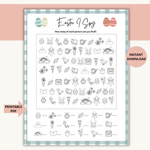 Easter I Spy Game, I Spy Printable, Easter Ideas, Christian Games ...