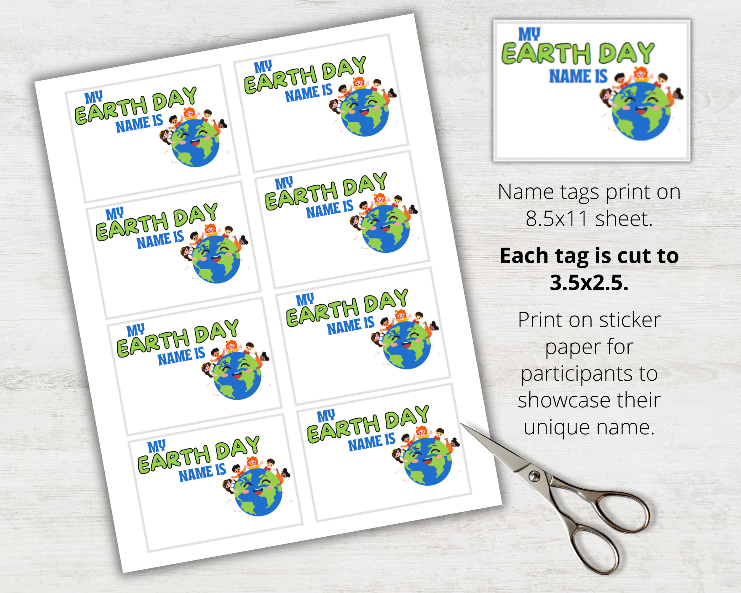Earth Day Name Game Printable, What's Your Earth Day Name Game, Name ...