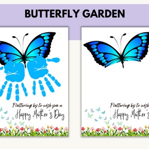 Happy Mother's Day Handprint Art, Mom Handprint Craft, 1st Mother's Day ...