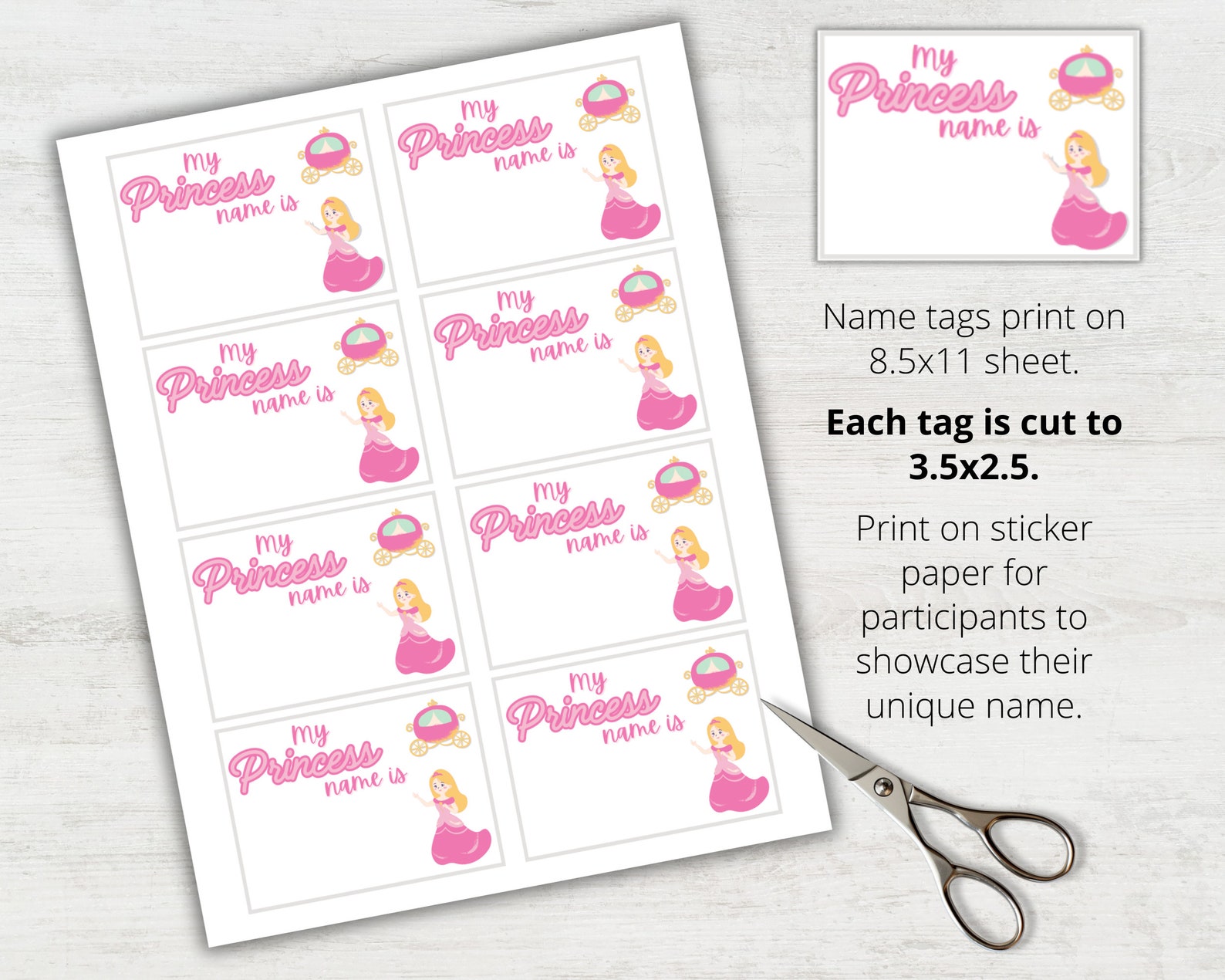 Princess Name Game Printable, What's Your Princess Name Game, Name ...