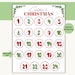 Christmas Countdown Printable | Christmas Advent Calendar | Christmas ...