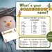 Scarecrow Name Game Printable, What's Your Scarecrow Name Game, Name ...