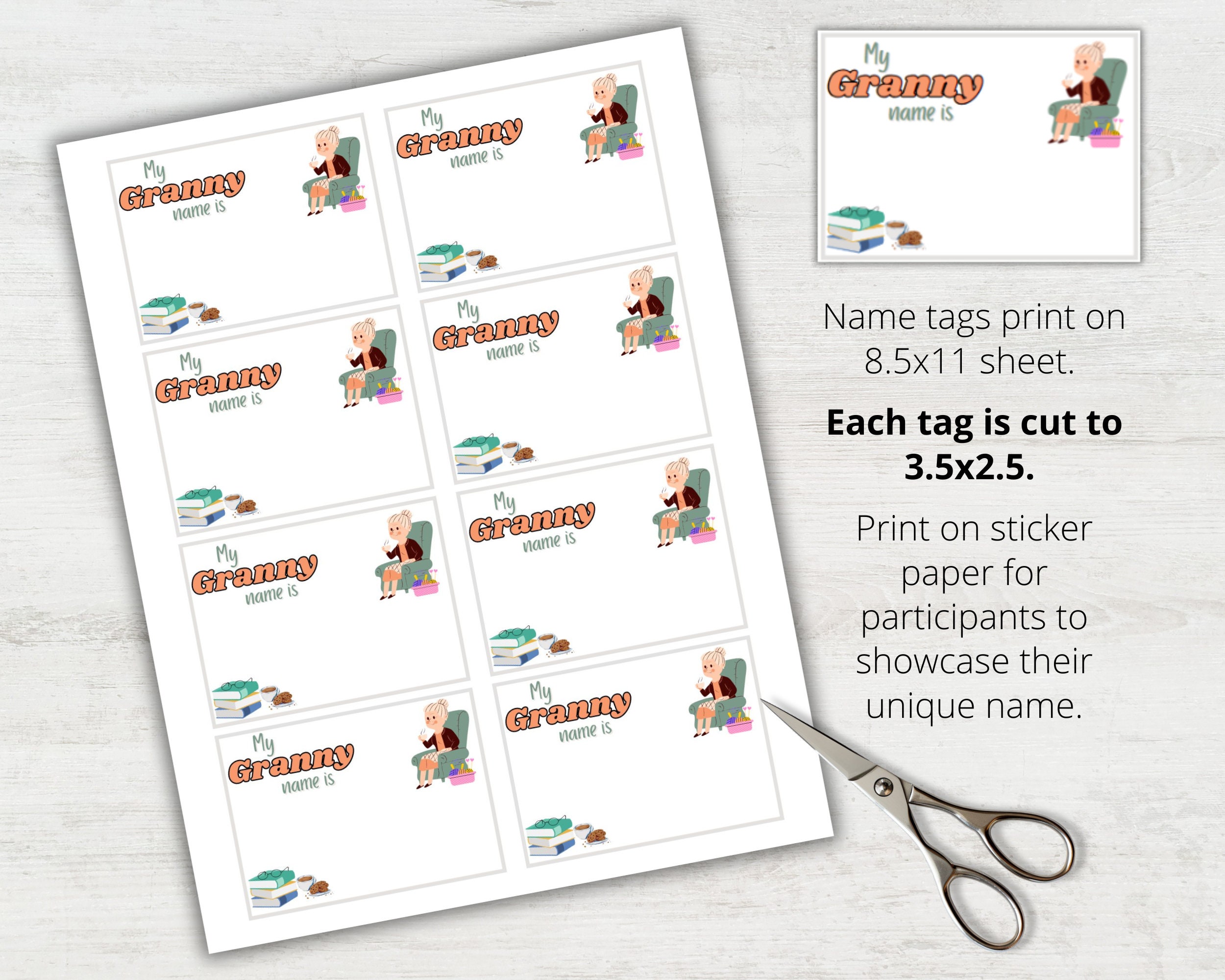 Granny Name Game Printable, What's Your Granny Name Game, Name ...