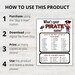 Pirate Name Game Printable, What's Your Pirate Name Game, Name ...