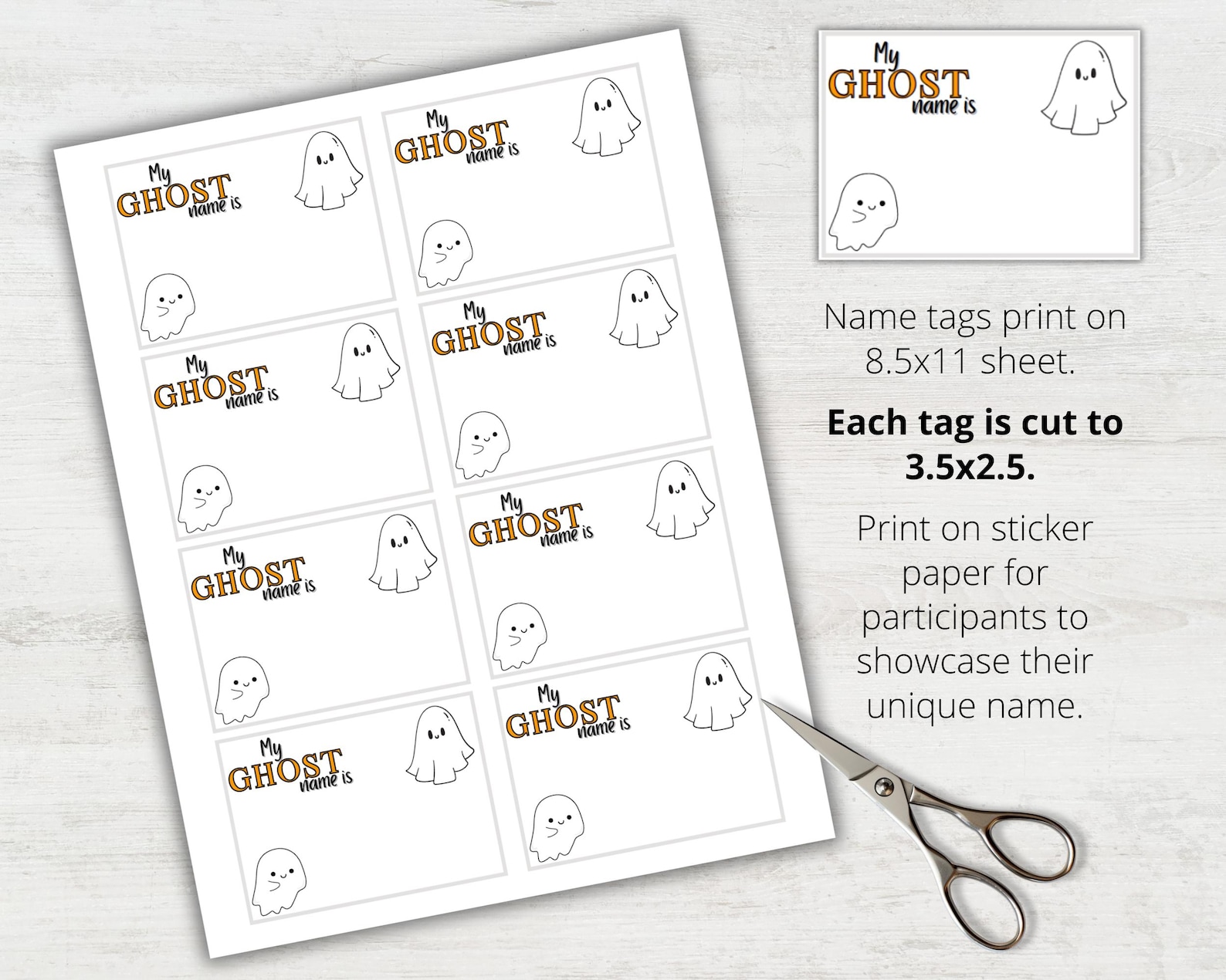 Ghost Name Game Printable, What's Your Ghost Name Game, Name Generator ...