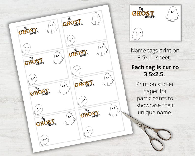 Ghost Name Game Printable, What's Your Ghost Name Game, Name Generator ...
