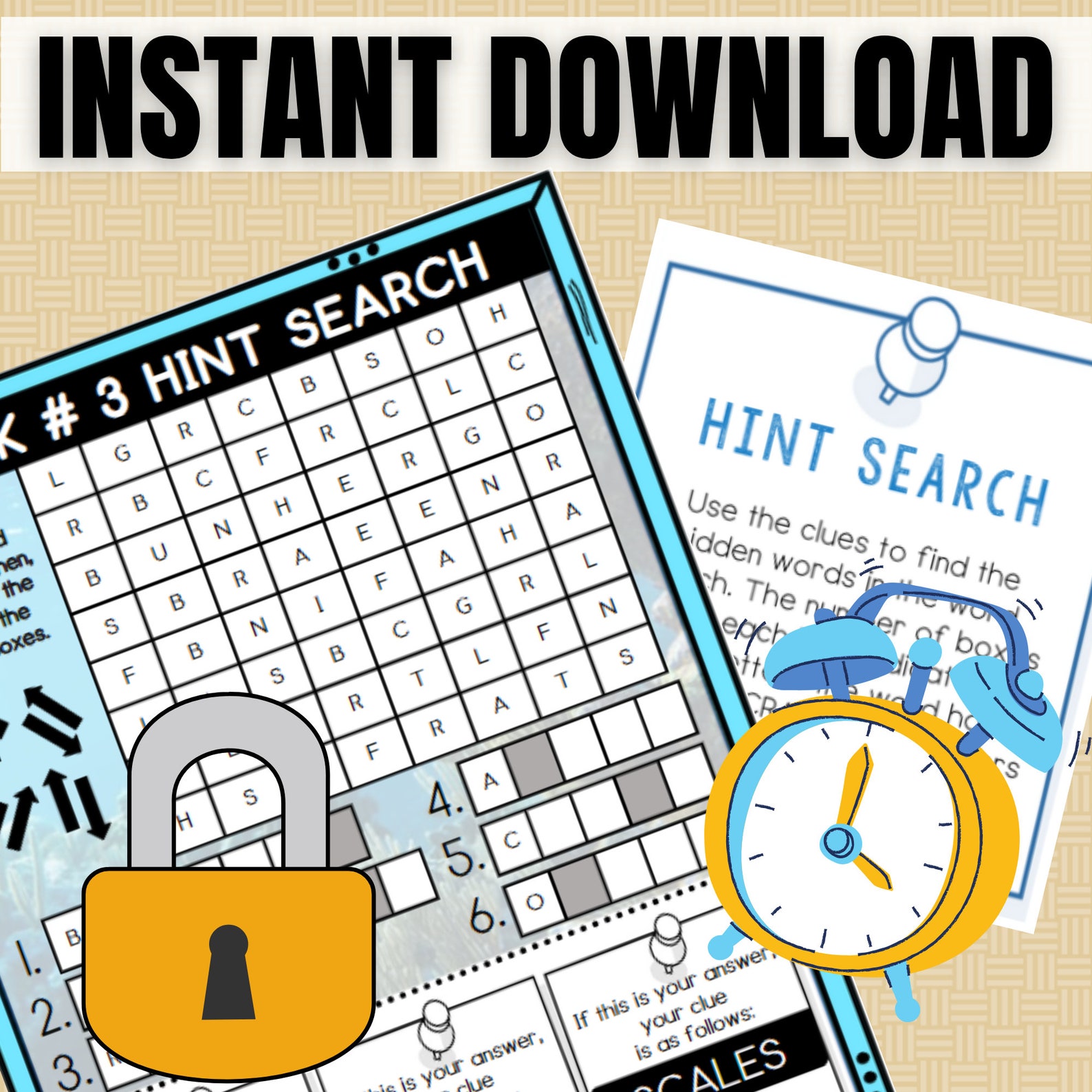 Mermaid Escape Room for Kids, Printable Escape Room Kit, Escape Room at ...