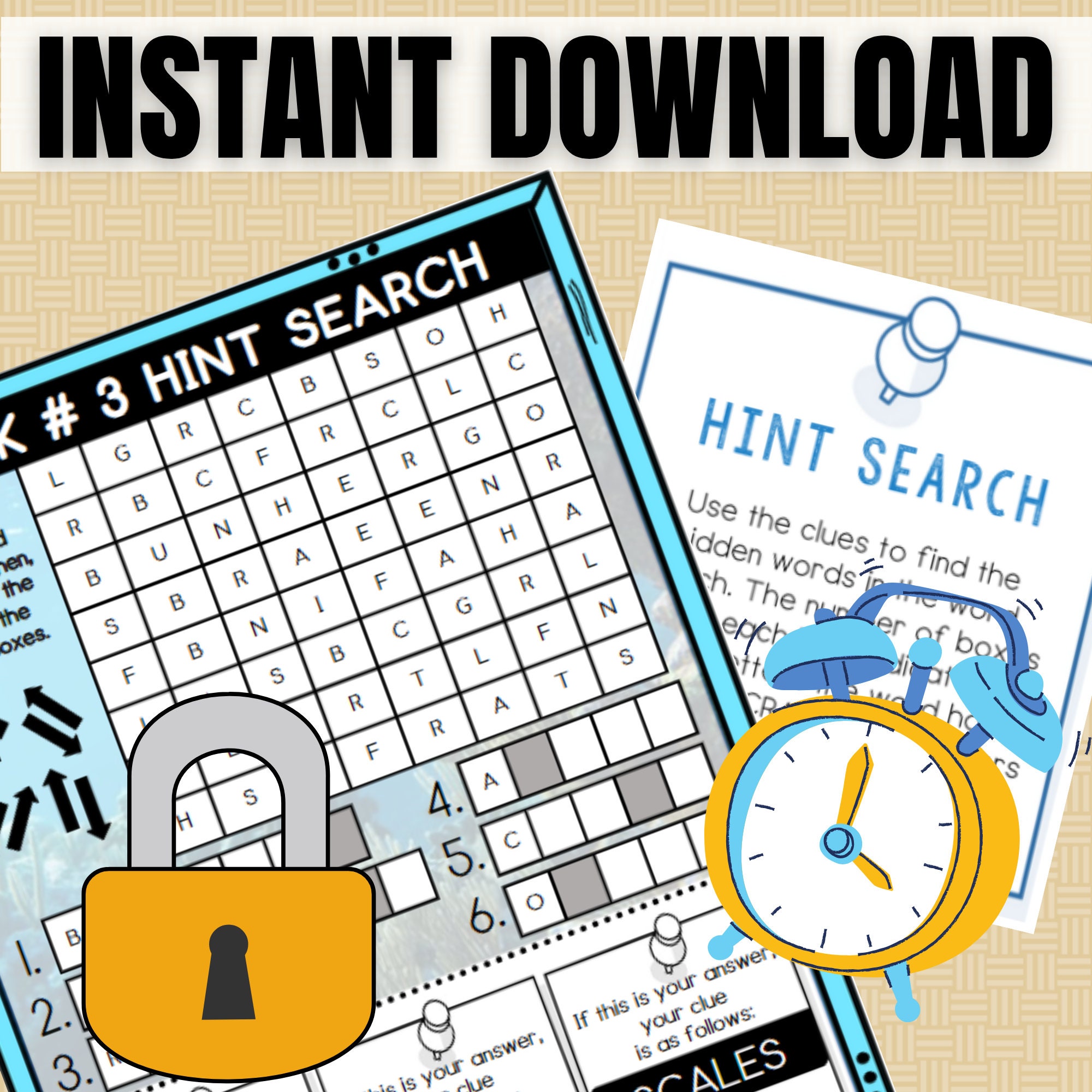 Mermaid Escape Room for Kids, Printable Escape Room Kit, Escape Room at ...