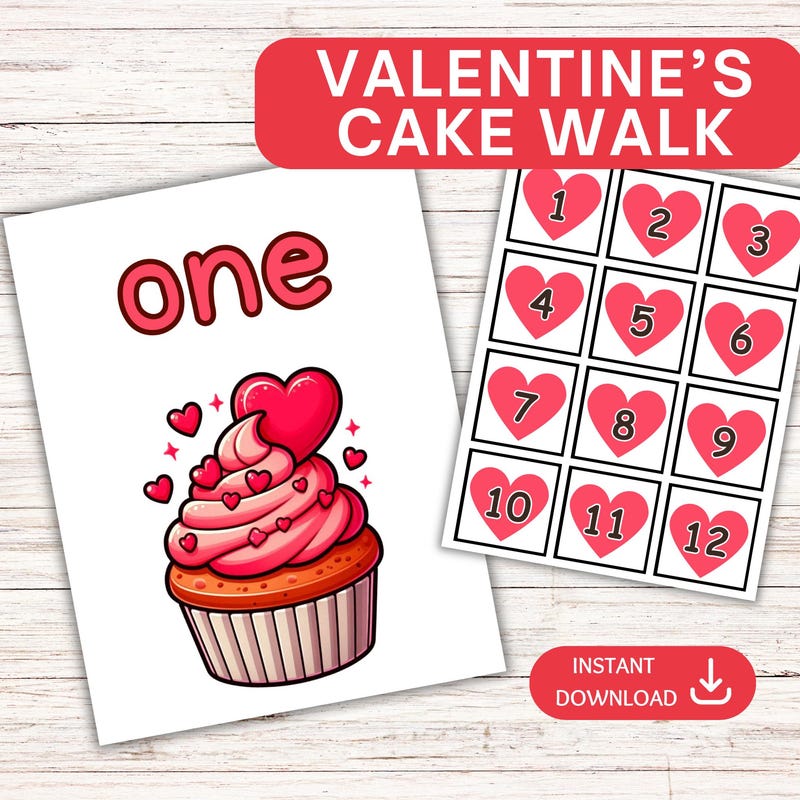 Cake Walk Numbers - Etsy