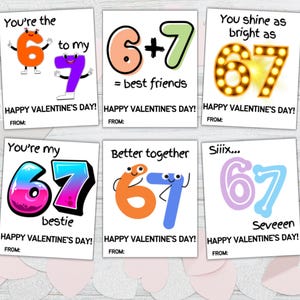 67 Valentine Cards, Funny Valentine Card, Classroom Valentines ...