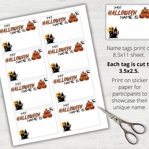 Halloween Name Game Printable, What's Your Halloween Name Game, Name ...