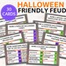 Halloween Friendly Feud Game Show, Halloween Games for Adults ...