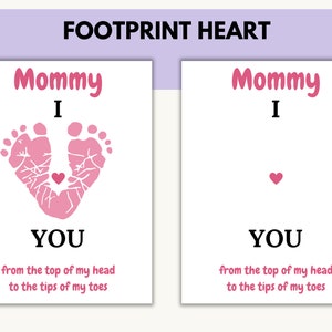 Happy Mother's Day Handprint Art, Mom Handprint Craft, 1st Mother's Day ...