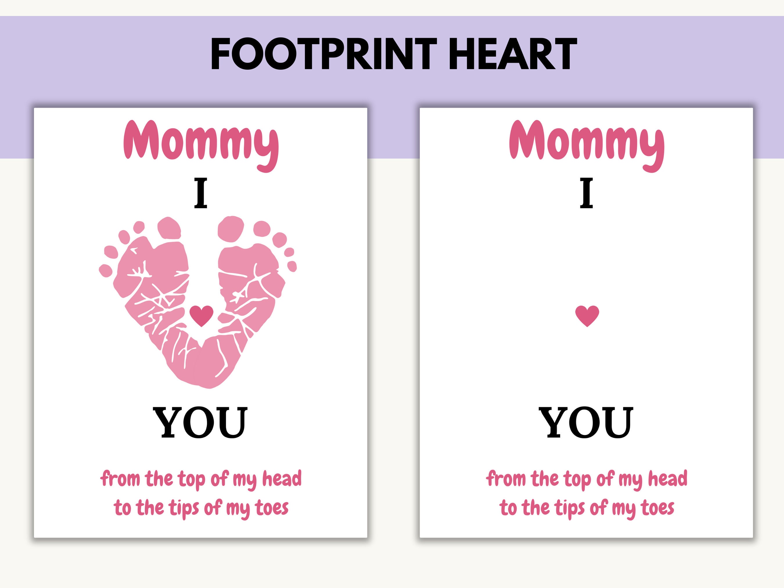 Happy Mother's Day Handprint Art, Mom Handprint Craft, 1st Mother's Day ...