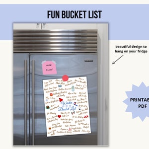 Winter Bucket List Bundle, Printable Kids Activities, Family Bucket ...