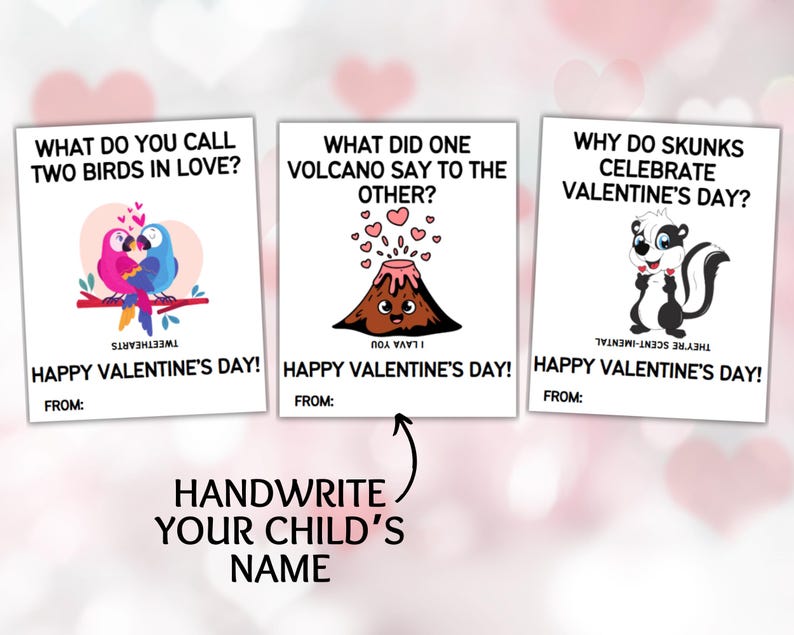 Joke Valentine Cards, Funny Valentine Card, Classroom Valentine Day ...