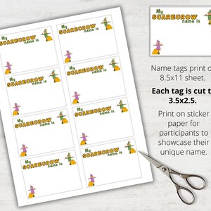Scarecrow Name Game Printable, What's Your Scarecrow Name Game, Name ...
