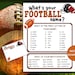 Football Name Game Printable, What's Your Football Name Game, Name ...