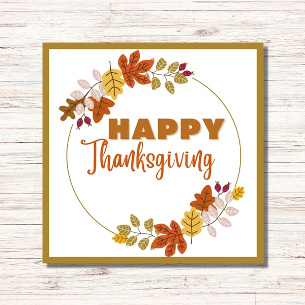 Thanksgiving Tags - Etsy