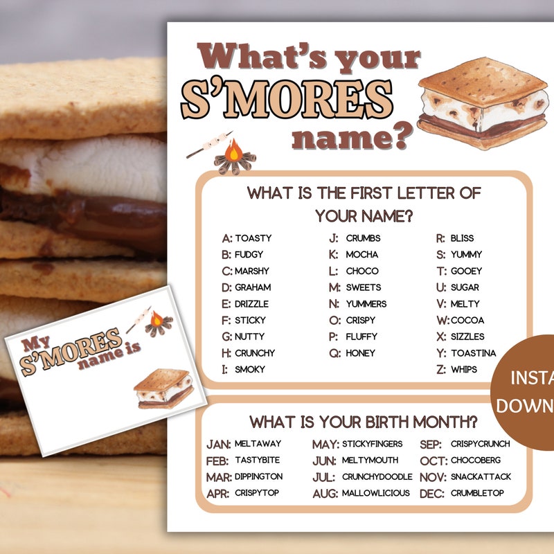Smores Party - Etsy