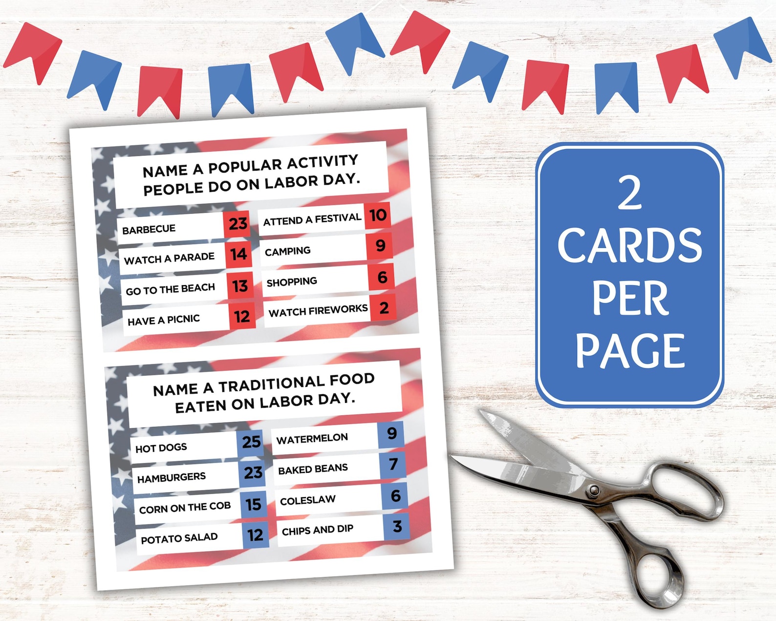 Labor Day Friendly Feud Game Show, Labor Day Games, Labor Day Trivia ...