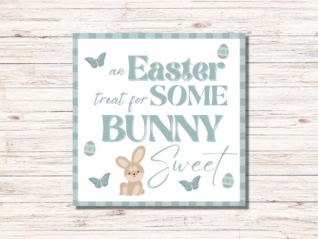 Easter Cookie Tags, Easter Gift Tag, Easter Basket Tags, Teacher Easter ...