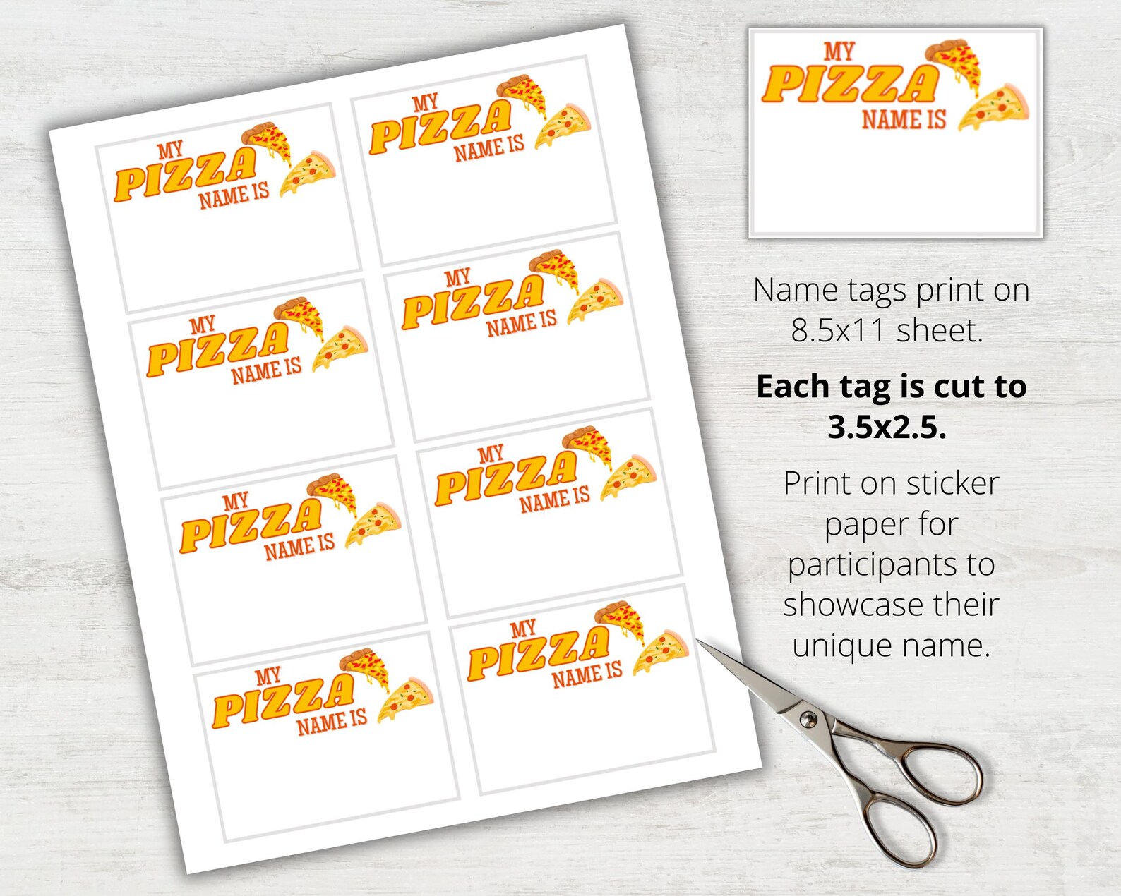 Pizza Name Game Printable, What's Your Pizza Name Game, Name Generator ...