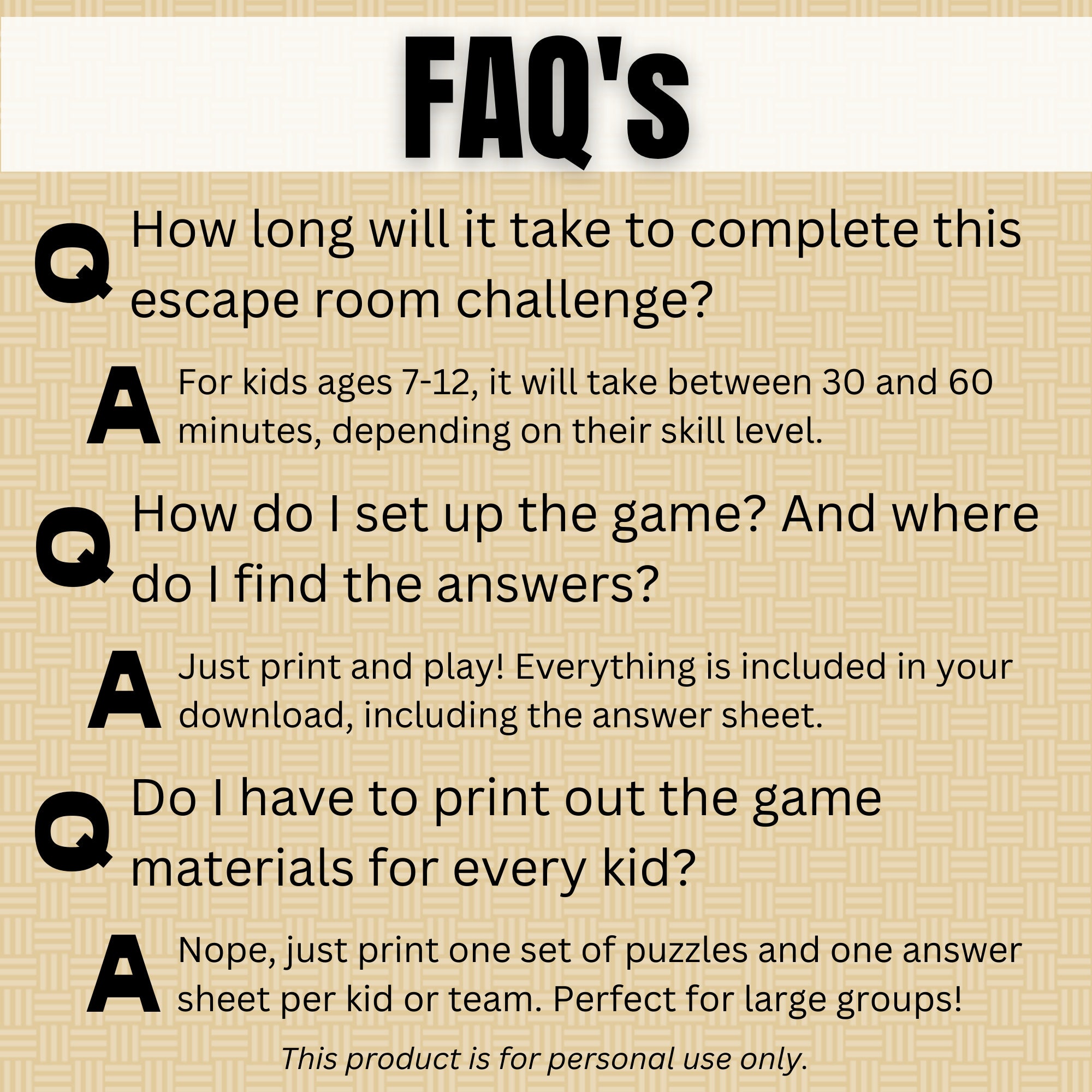 Printable Escape Room for Kids, Water Park Escape Room Kit, Escape Room ...