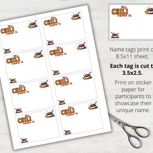Chili Name Game Printable, What's Your Chili Name Game, Name Generator ...