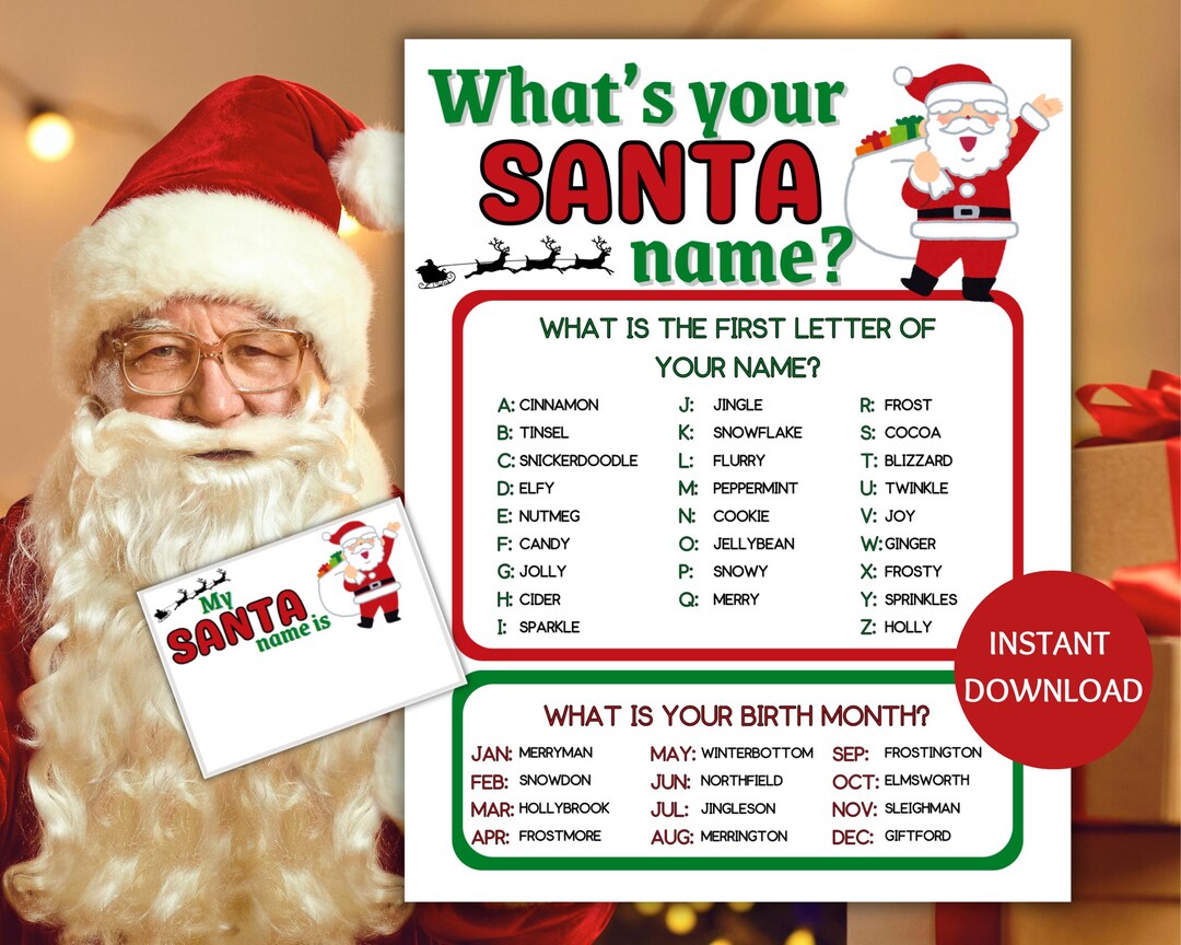 What is santa's name store