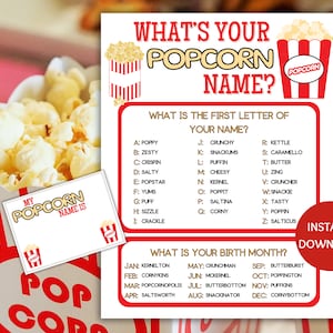 Smores Name Game Printable, What's Your Smores Name Game, Name ...