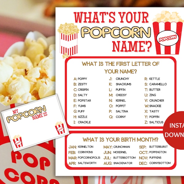 Smores Name Game Printable, What's Your Smores Name Game, Name ...