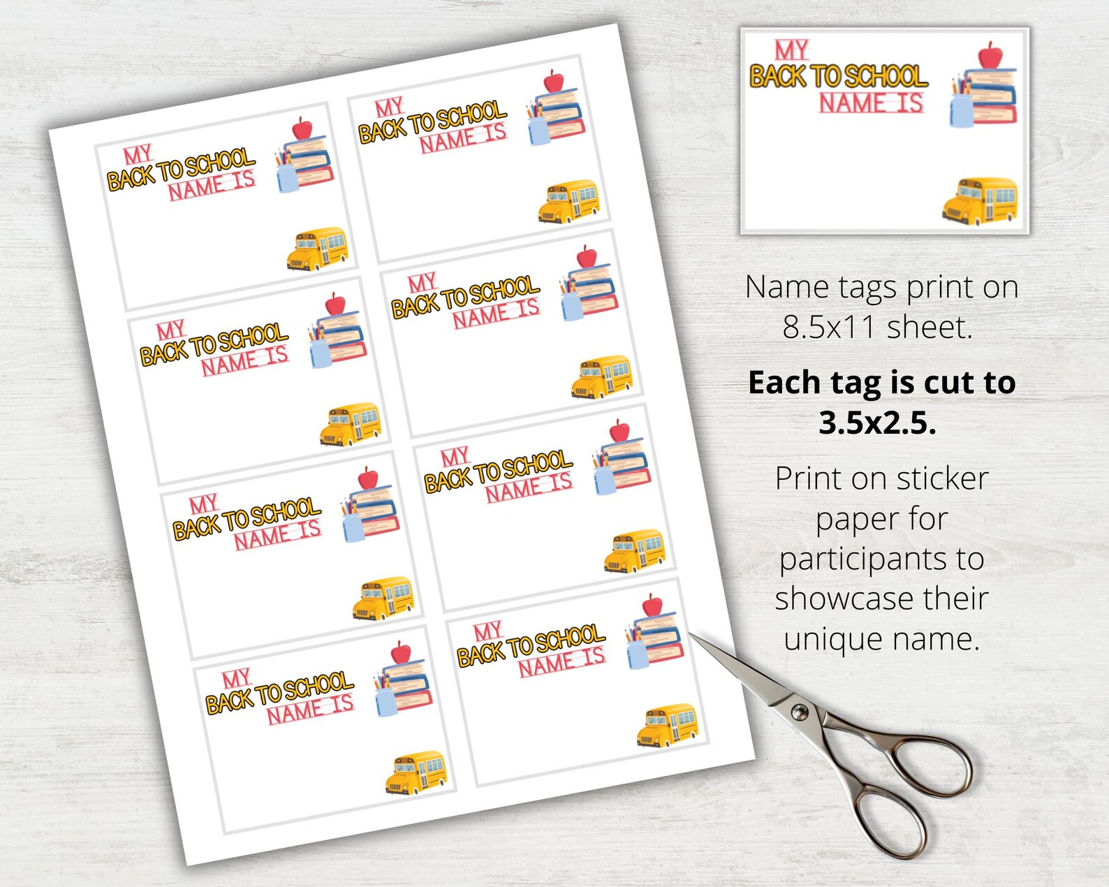 Back to School Name Game Printable, What's Your Back to School Name ...