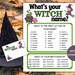 Witch Name Game Printable, What's Your Witch Name Game, Name Generator ...