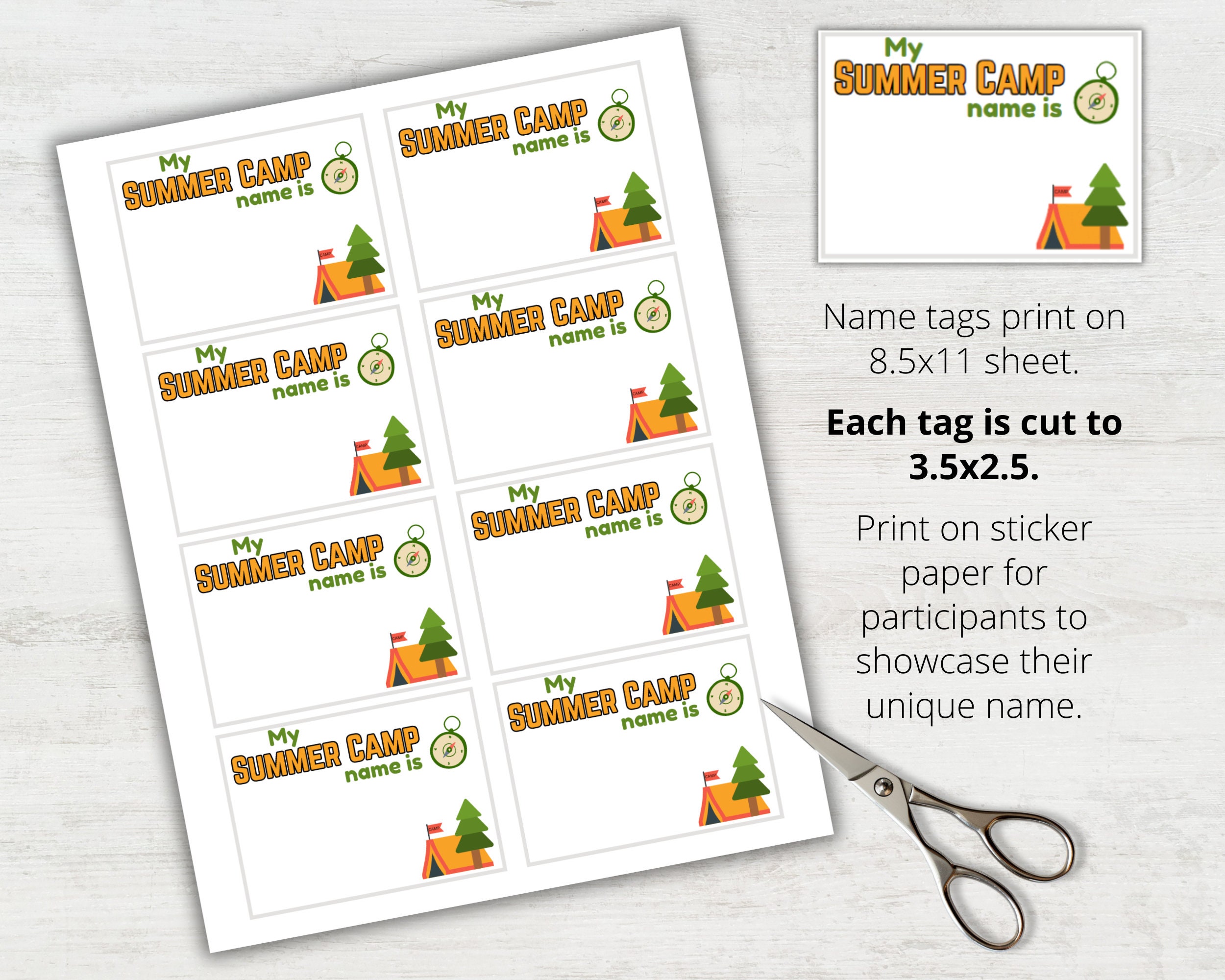Summer Camp Name Game Printable, What's Your Summer Camp Name Game ...