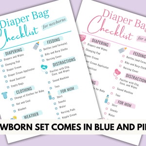 Diaper Bag Checklist for Newborn and Toddler, Diaper Bag Essentials ...