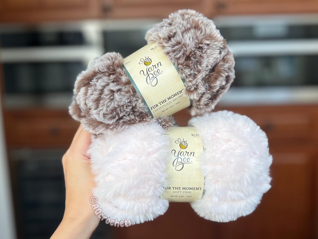 Yarn Bee Fur the Moment - Soft Fluffy Yarn for Plushies, Fluffy Yarn ...