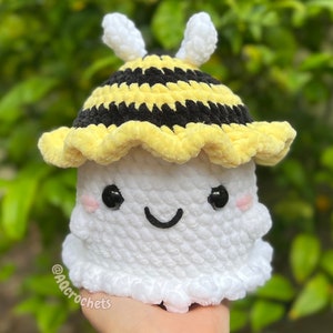 Low Sew Ghosts Wearing Hats 4 in 1 PDF PATTERN (ghost Crochet Pattern ...