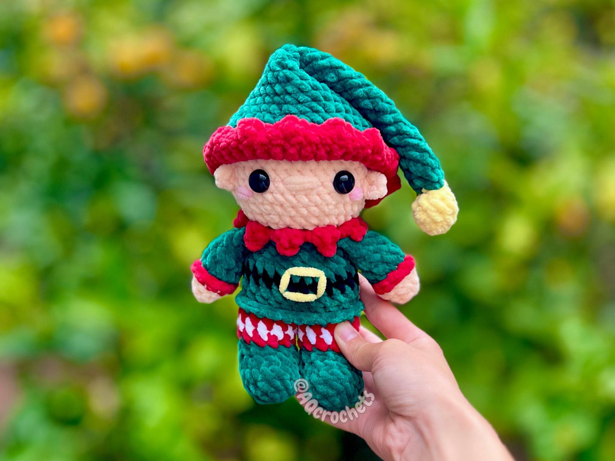 Low Sew Elf Crochet Pattern (elf Crochet Pattern, Low Sew Christmas ...