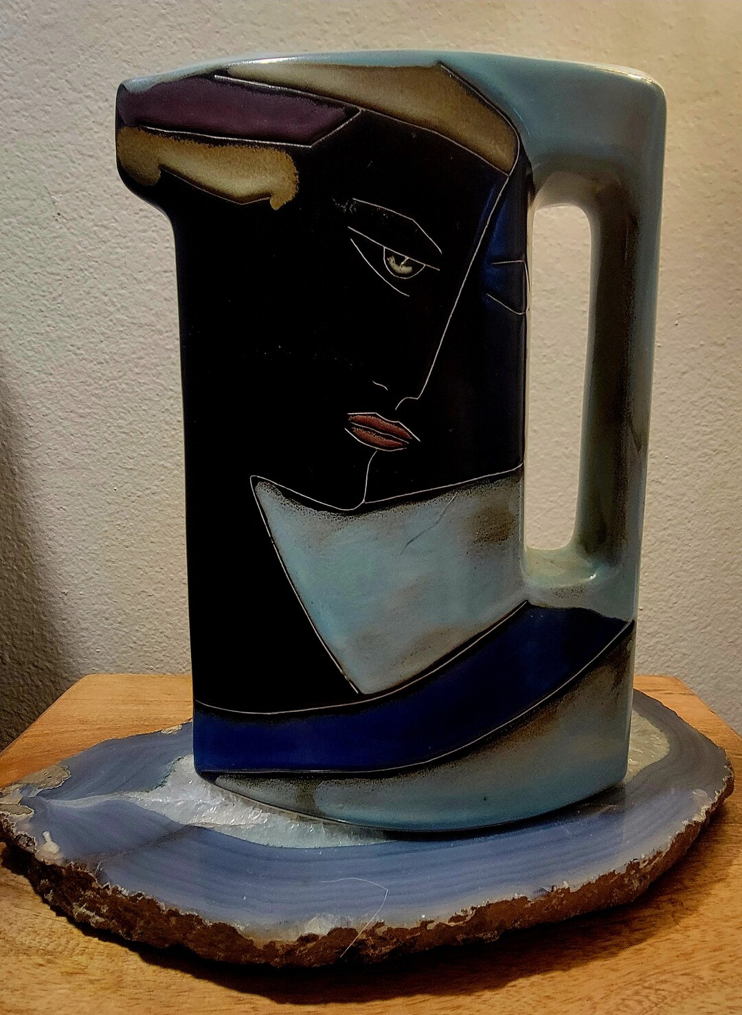 Vintage Mara Mexico Art Pottery Pitcher/vase Limited Edition - Etsy