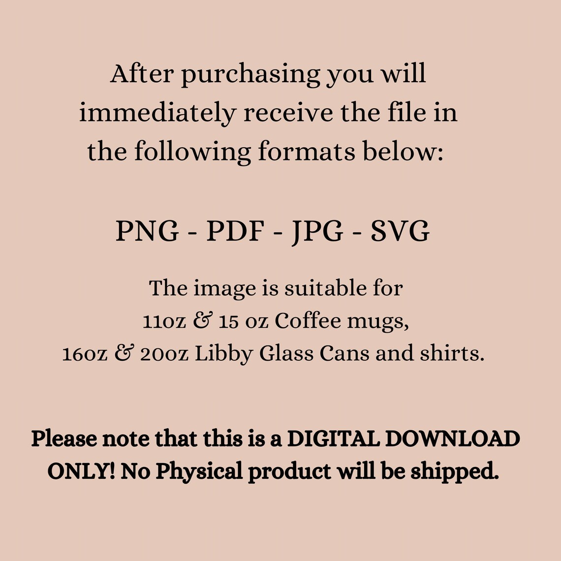 Digital Download and Printable Libby Glass Can Sublimation Design ...