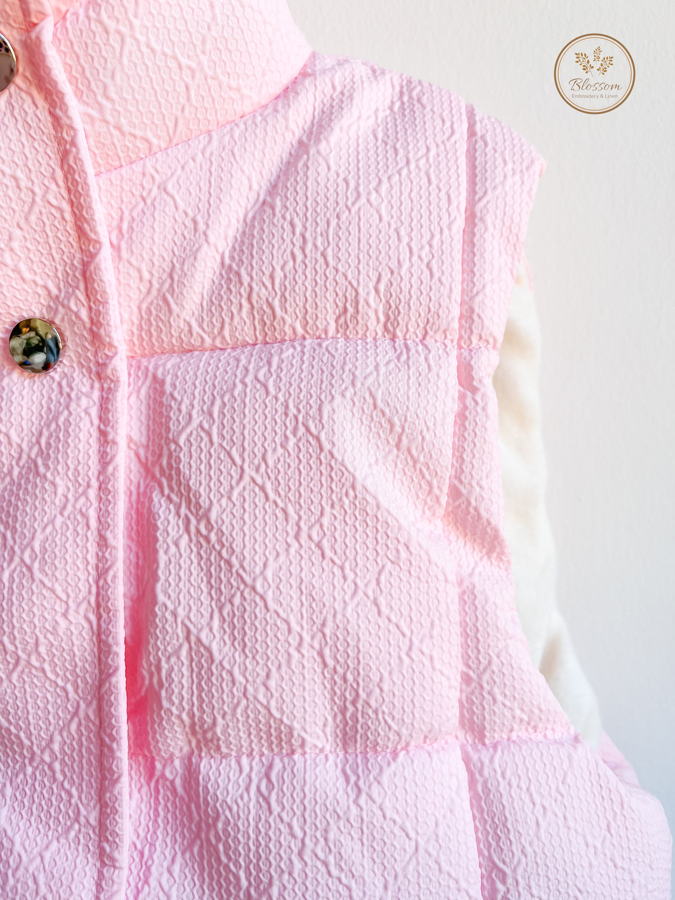 Pink Quilted Vest for Babies and Girls. Children's Coat for Fall/winter ...