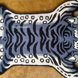 Handmade Tufted Tibetan Tiger Rug for Living Room, Bedroom,kidsroom ...