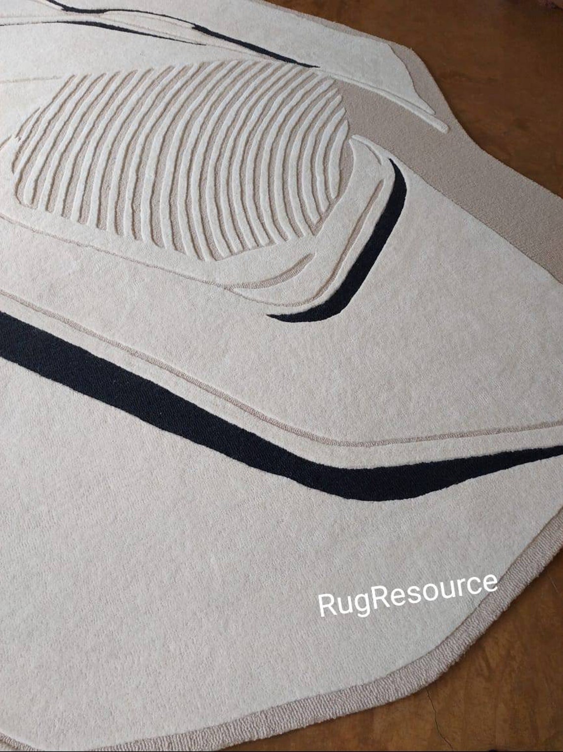 Handmade Tufted Odd Shape Area Rug for Living Room Bedroom - Etsy