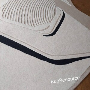 Handmade Tufted Odd Shape Area Rug for Living Room Bedroom - Etsy