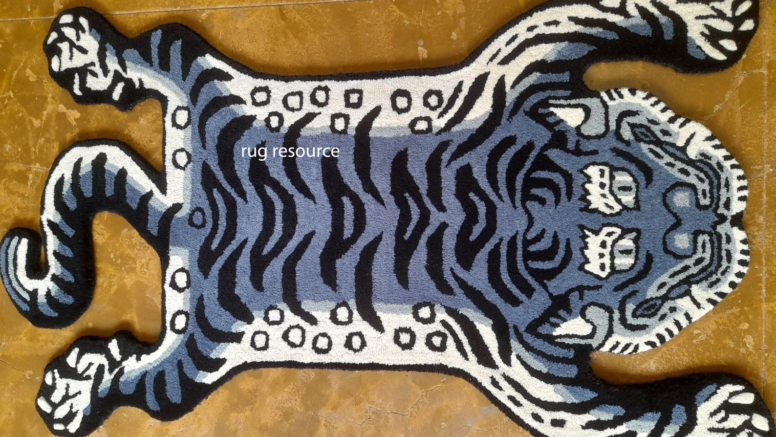 Handmade Tufted Tibetan Tiger Rug for Living Room, Bedroom,kidsroom ...